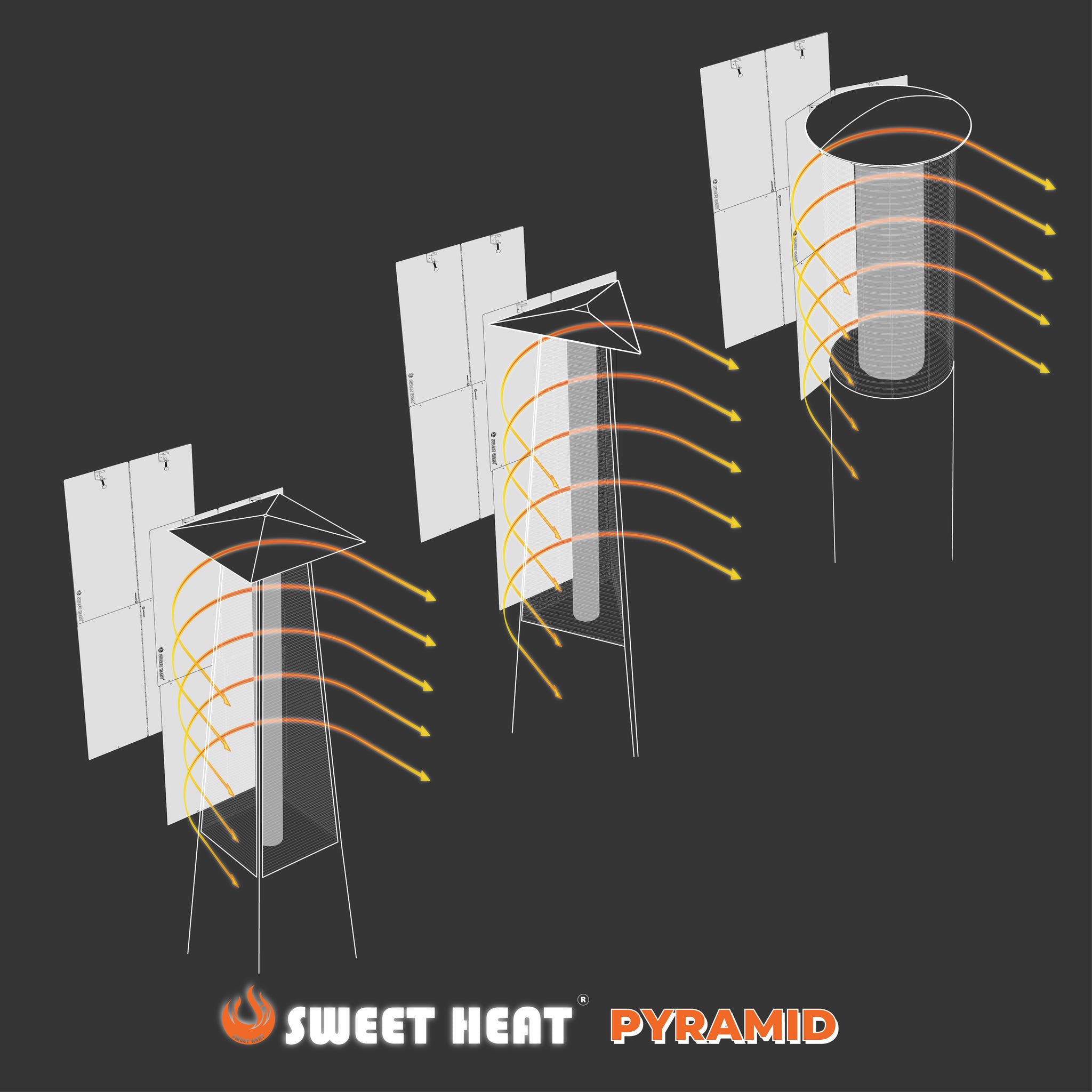Sweet Heat Pyramid Reflector | Sweet Heat